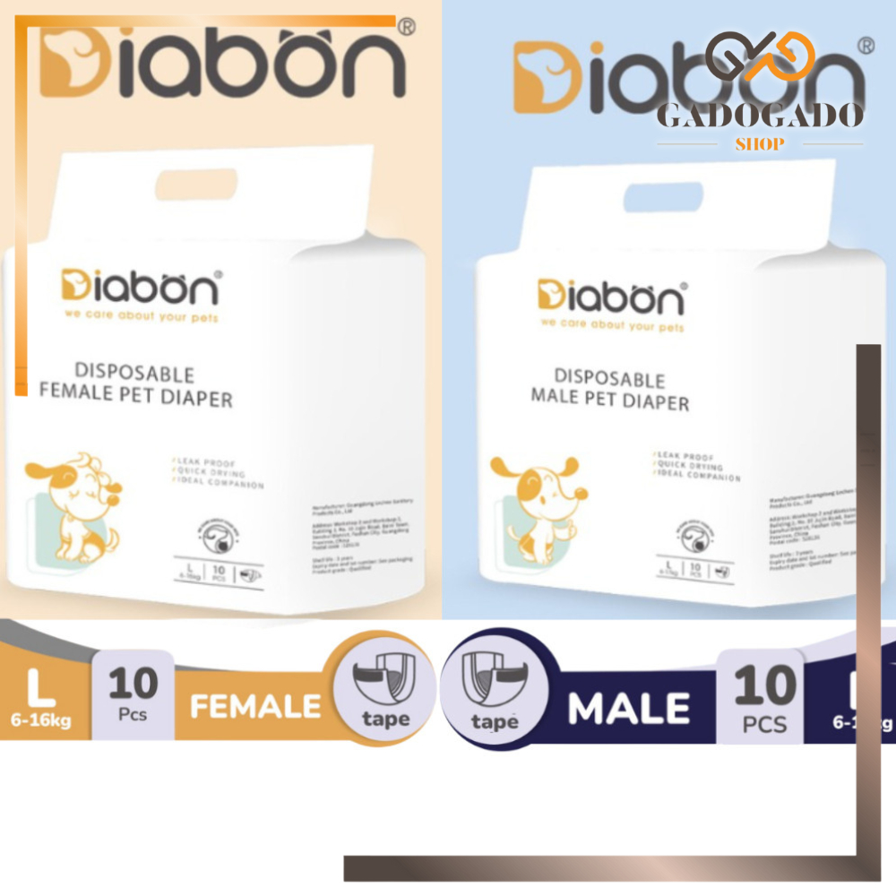 Jual GGS DIABON - Diaper/Popok Anjing & Kucing Jantan & Betina (Male ...