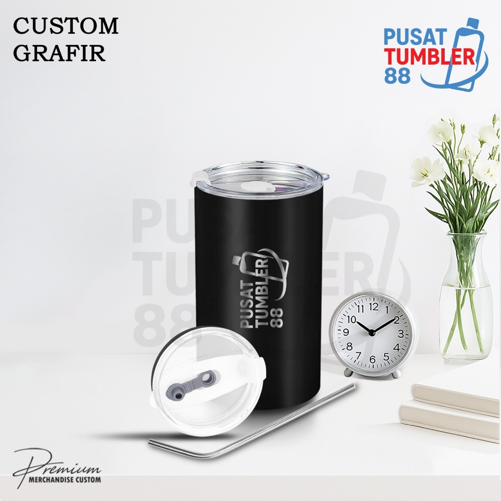 Jual TUMBLER AMERICANO GRAFIR LASER 600ML STAINLESS FREE SEDOTAN ...