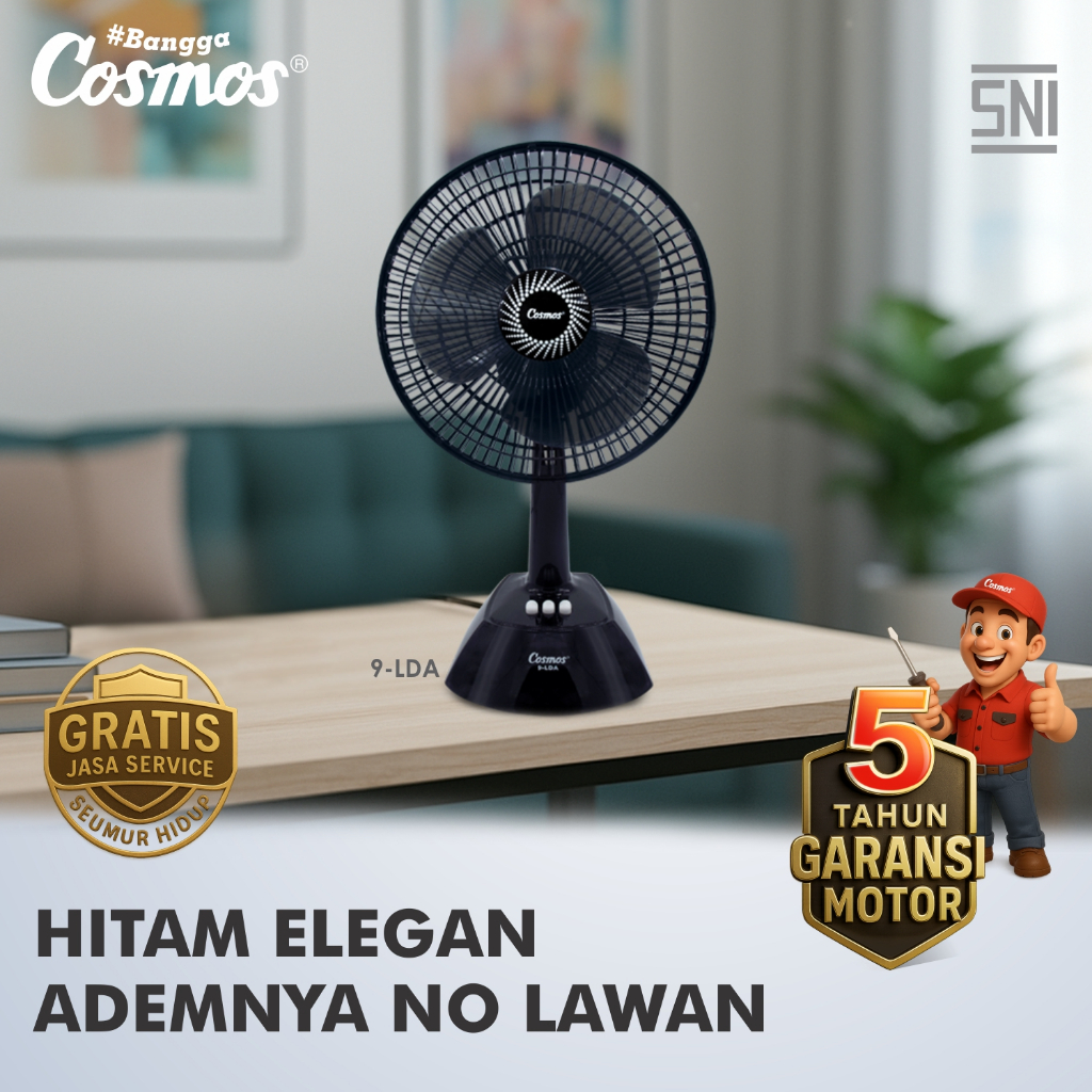 Jual Cosmos Kipas Angin 2in1 (Desk & Wall) - 9-LDA TWINO | Shopee Indonesia