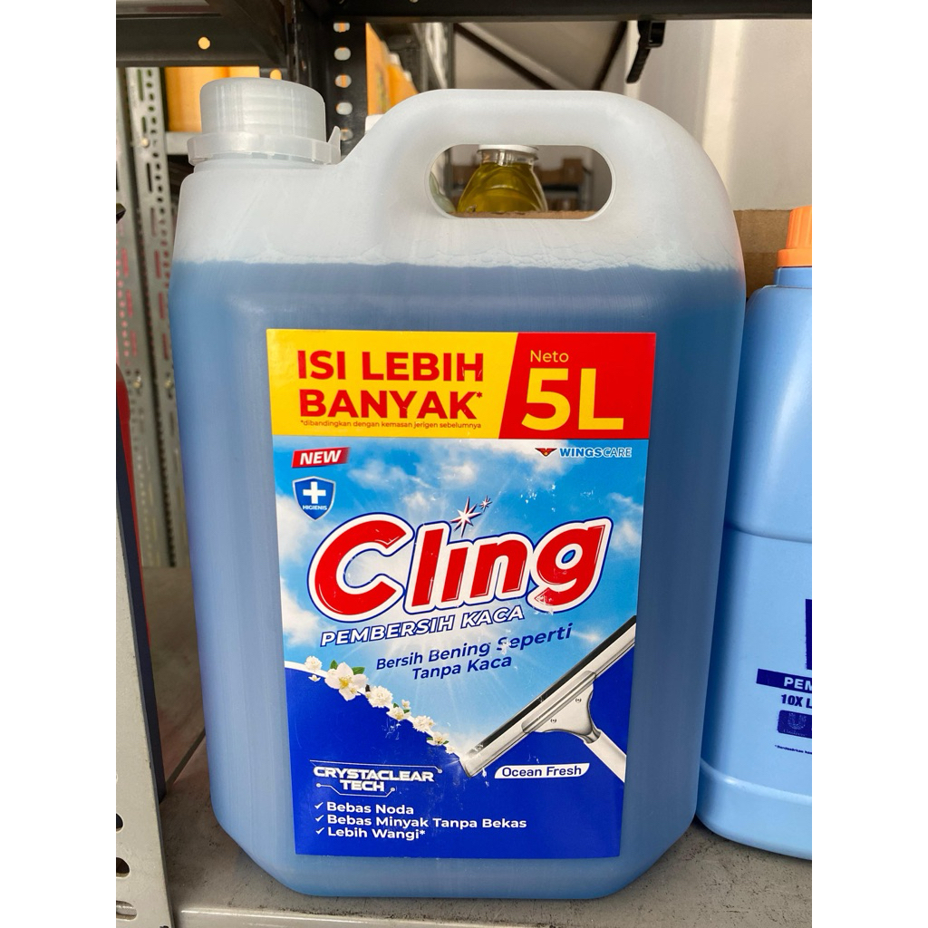 Jual cling pembersih kaca 5 liter | Shopee Indonesia