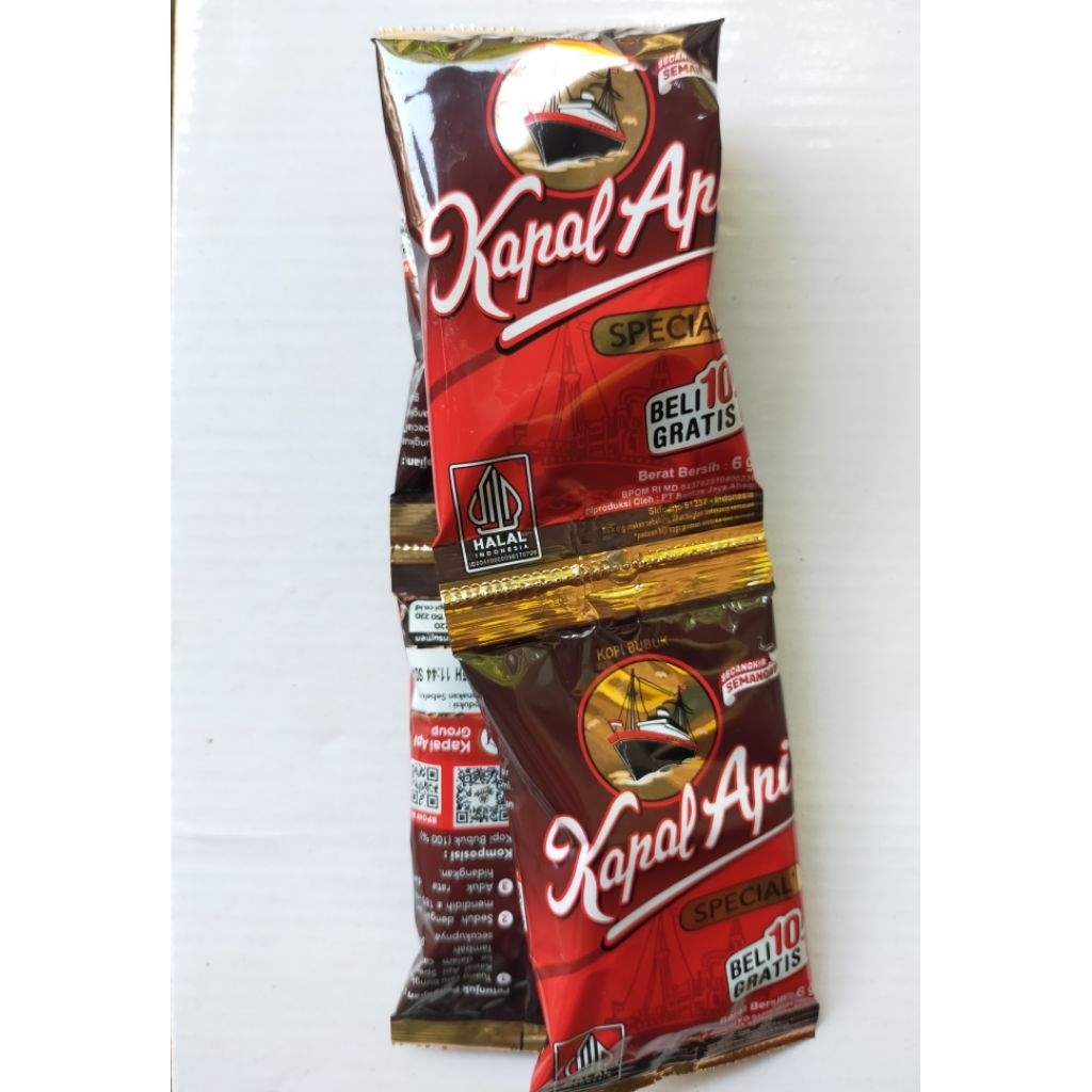 Jual KAPAL API SACHET MINI 6gr 1RENCENG ISI 10+1 || TERMURAH | Shopee ...