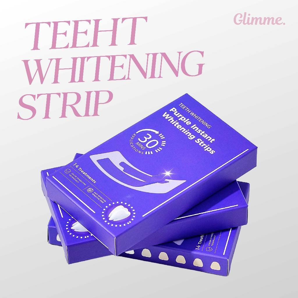 Jual Glimme 7-Day Smile Challenge – Whitening Strips Aman Tanpa Ngilu ...