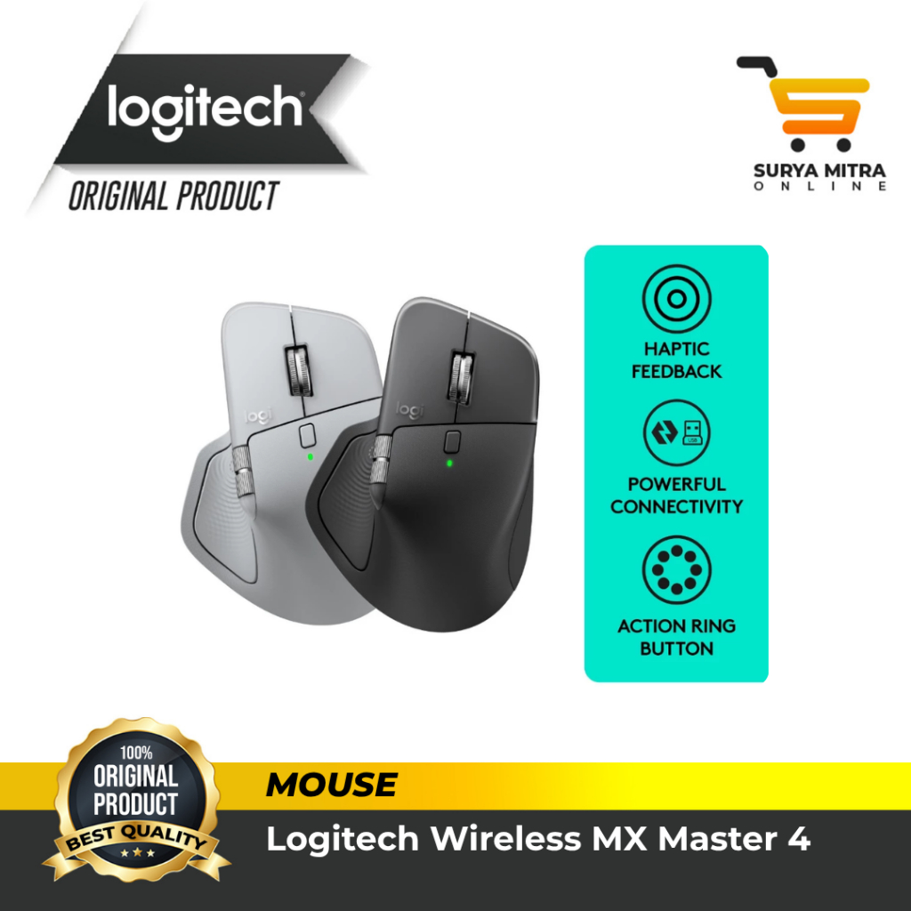 Jual Mouse Logitech Wireless MX Master 4 | Shopee Indonesia