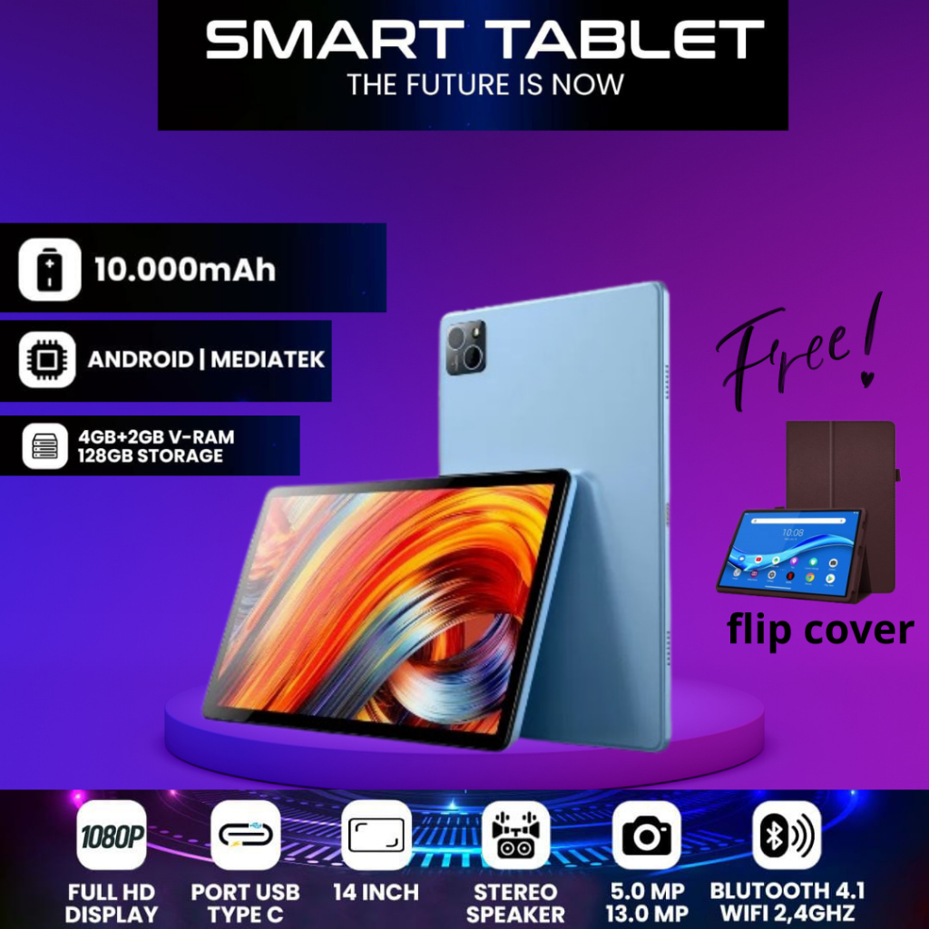 Jual SMART TAB JU S31 TABLET 14 INCH ONLY WIFI | Gaming Mediatek Helio ...