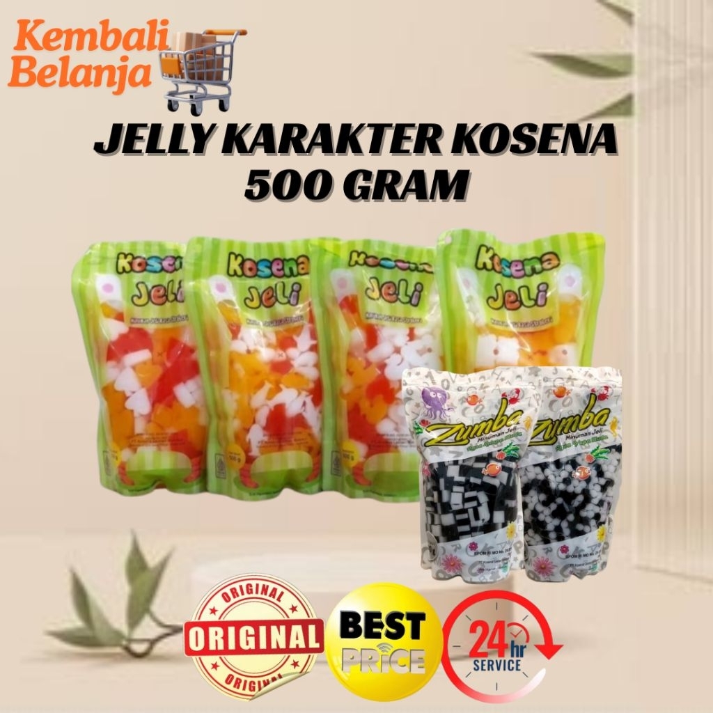 Jual Jelly Karakter Kosena 500 Gram/ Topping Kidz Mie/ Kidz Dadu/ Kidz ...