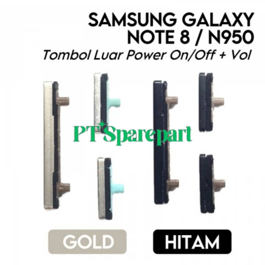 Jual 1 Set Tombol Luar Power On Off Volume Samsung Galaxy Note 8 / N950 ...