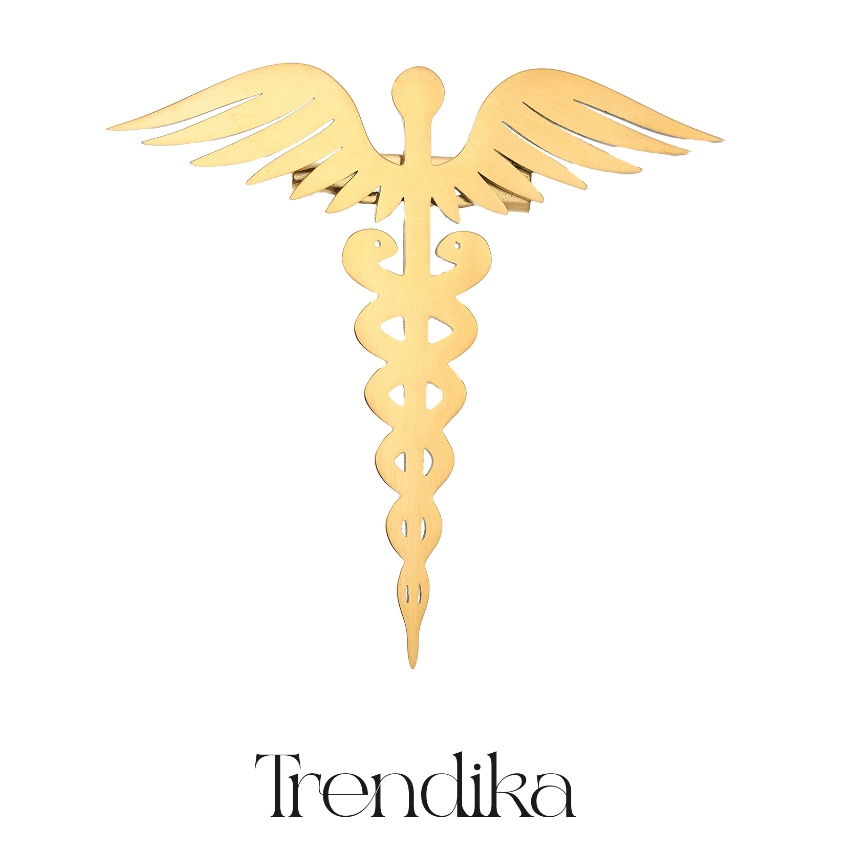Jual Trendika Bros emas asli 18k dari caduceus suci H1014 | Shopee ...