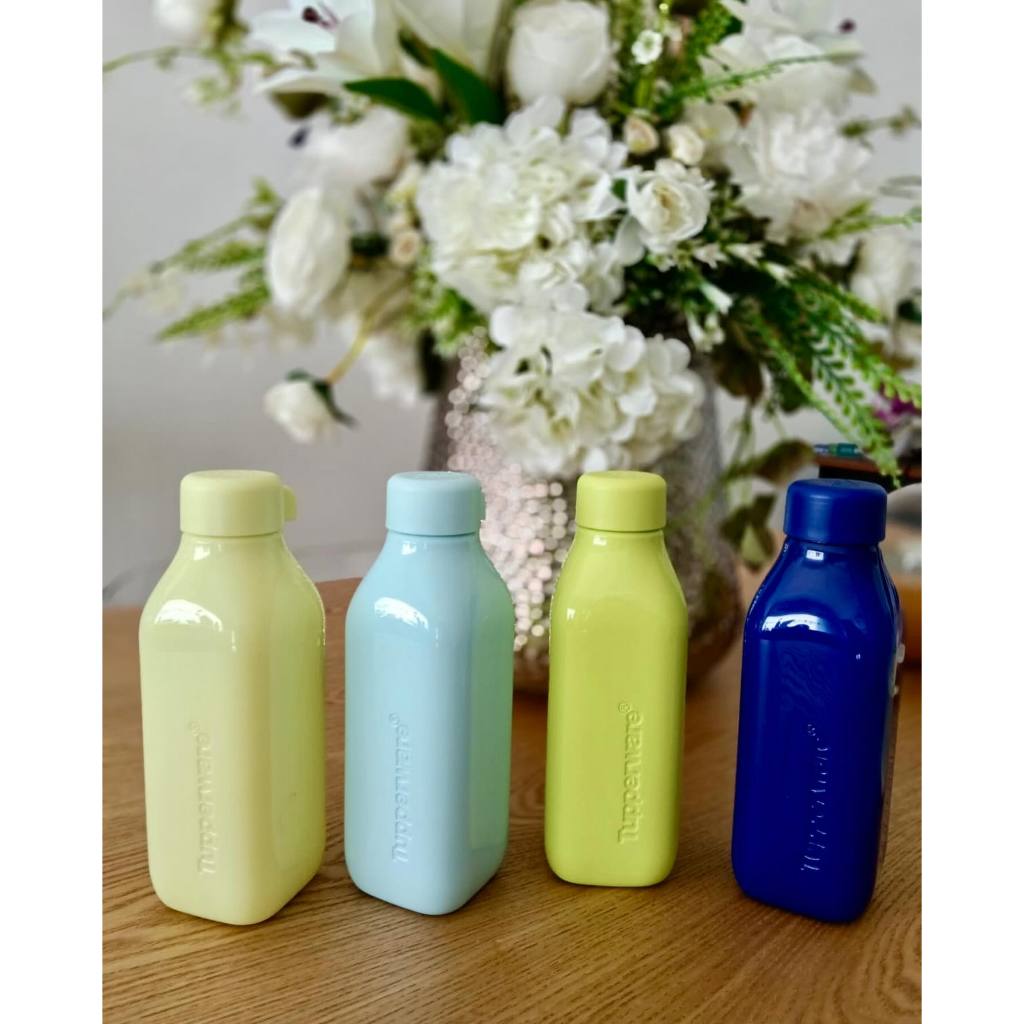 Jual Tupperware eco bottle Square Solid Color 500ml Botol Minum ...