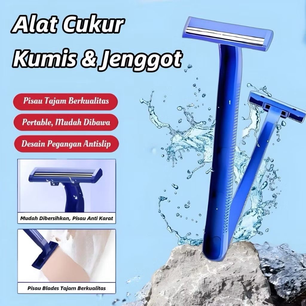 Jual Alat Cukur Biru /Cukuran Jenggot/Cukuran Kumis/Cukur Biru | Shopee ...