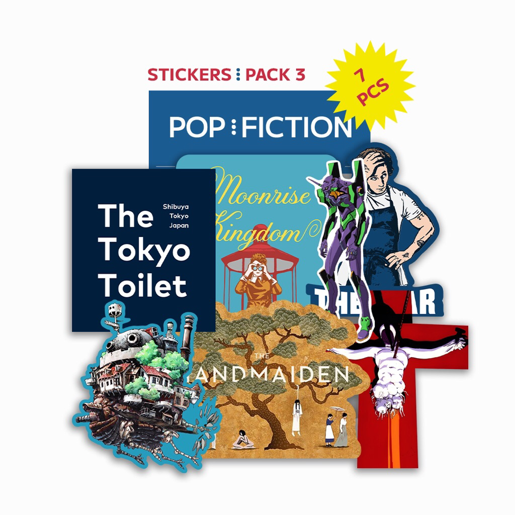 Jual (7 PCS) - Stickers Pack 3 | Film | Movie Stiker | TV Series ...