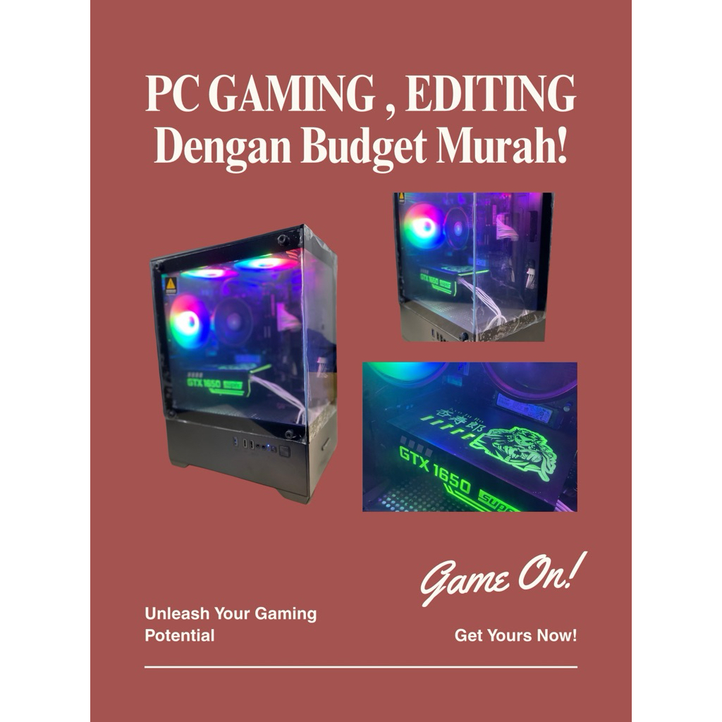Jual PC Gaming ALS COMPUTER | AMD Ryzen 7 5700 | GTX 1650 Super Zotac ...