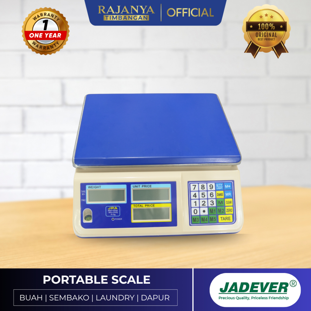 Jual Timbangan Sembako Jadever JPA 30KG | Shopee Indonesia