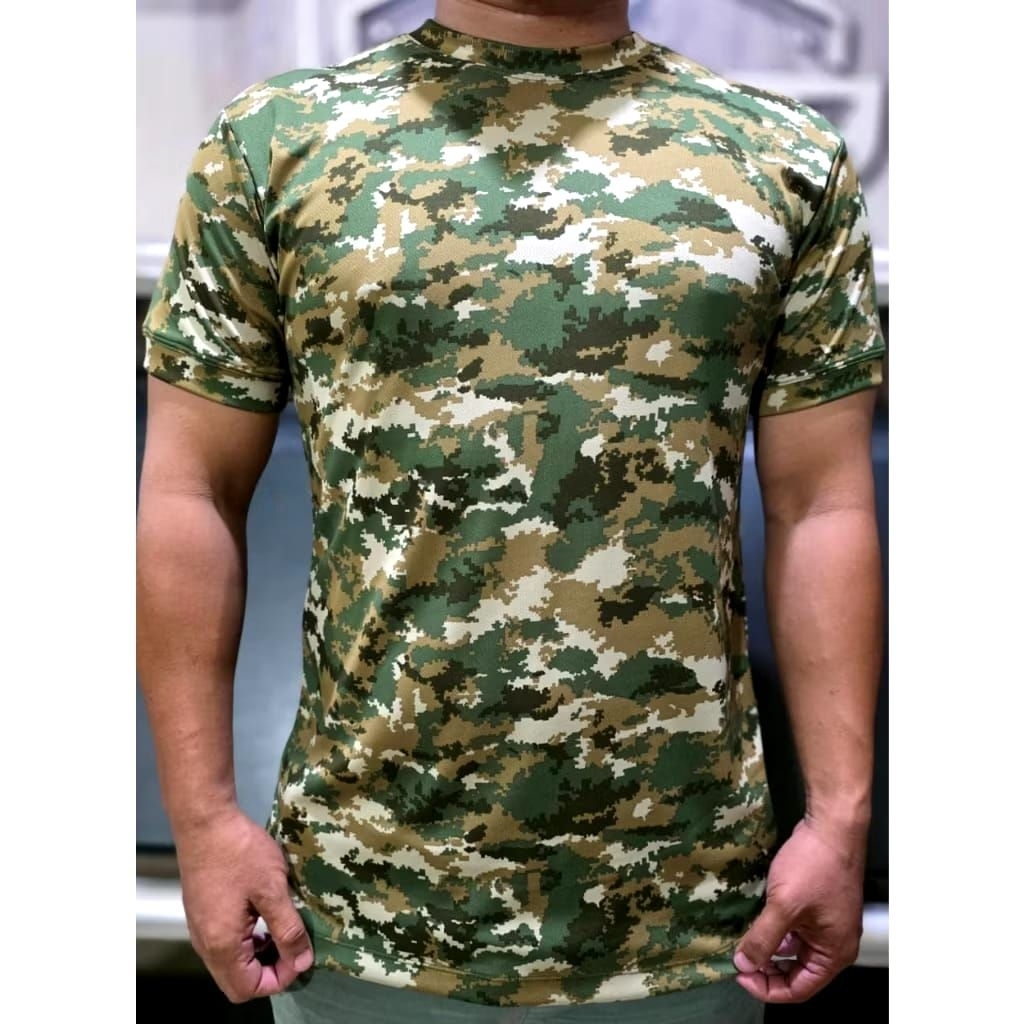 Jual KAOS LORENG DRYFIT TNI SAGE GREEN TERBARU / LORENG TNI TERBARU ...