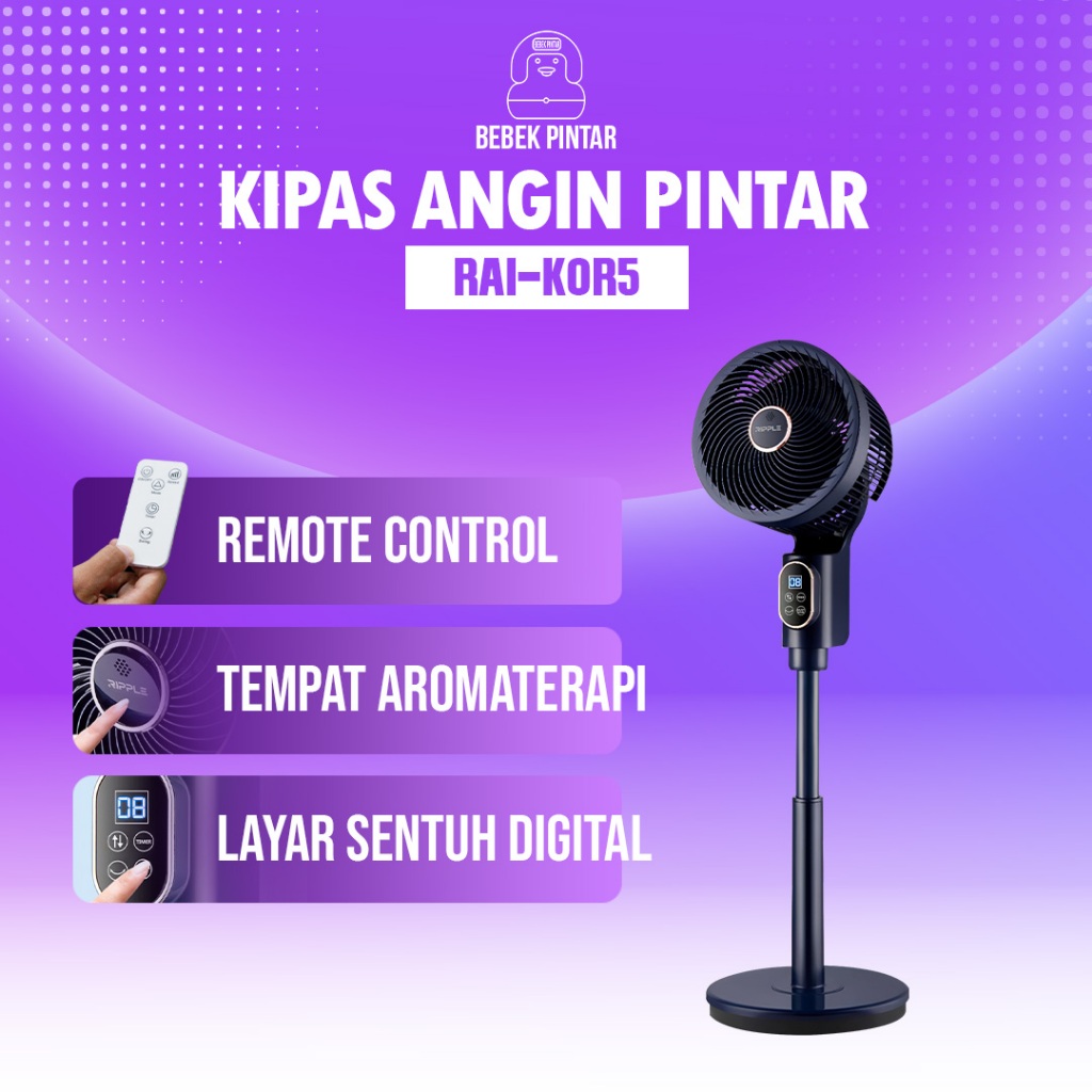 Jual [BARU] Bebek Pintar Kipas Angin Berdiri Inverter DC 6-Kecepatan ...