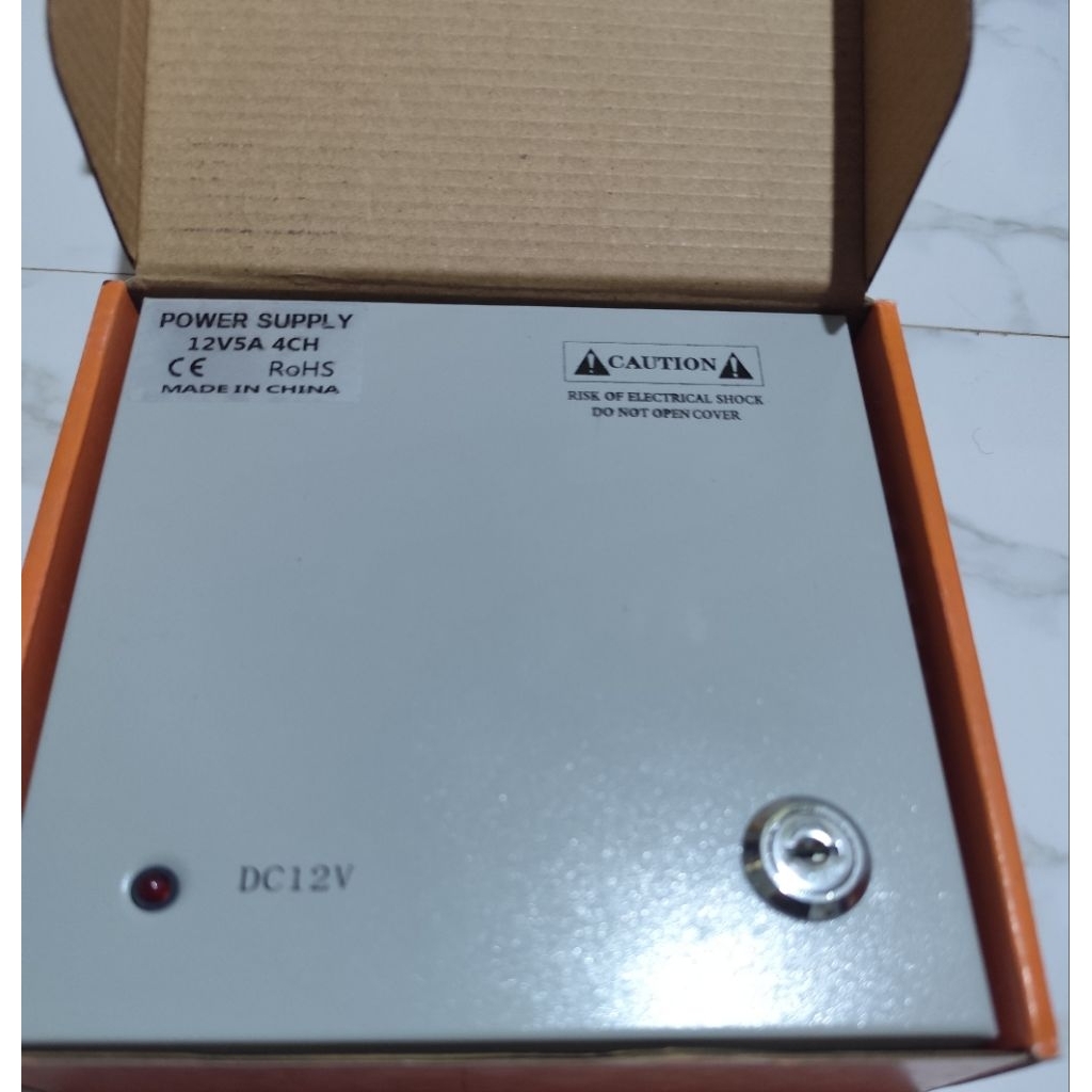 Jual Panel PSU Power Suplay Box CCTV 4CH/Group CCTV 12V 5A | Shopee ...