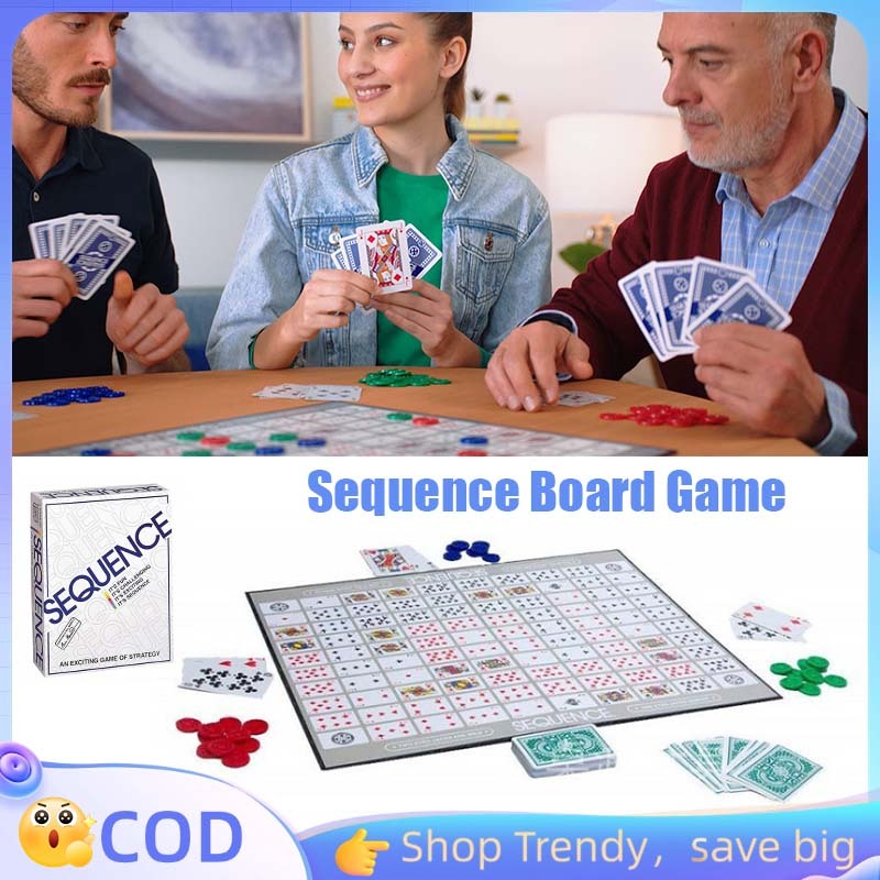 Jual Sequence Board Game Card Board Game Family Game Board Game ...