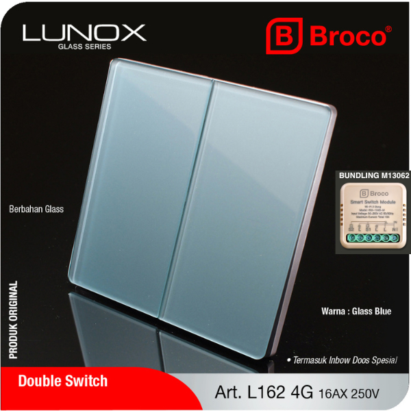 Jual [BUNDLING] BROCO LUNOX Saklar Ganda L162 + Double Switch Smart ...