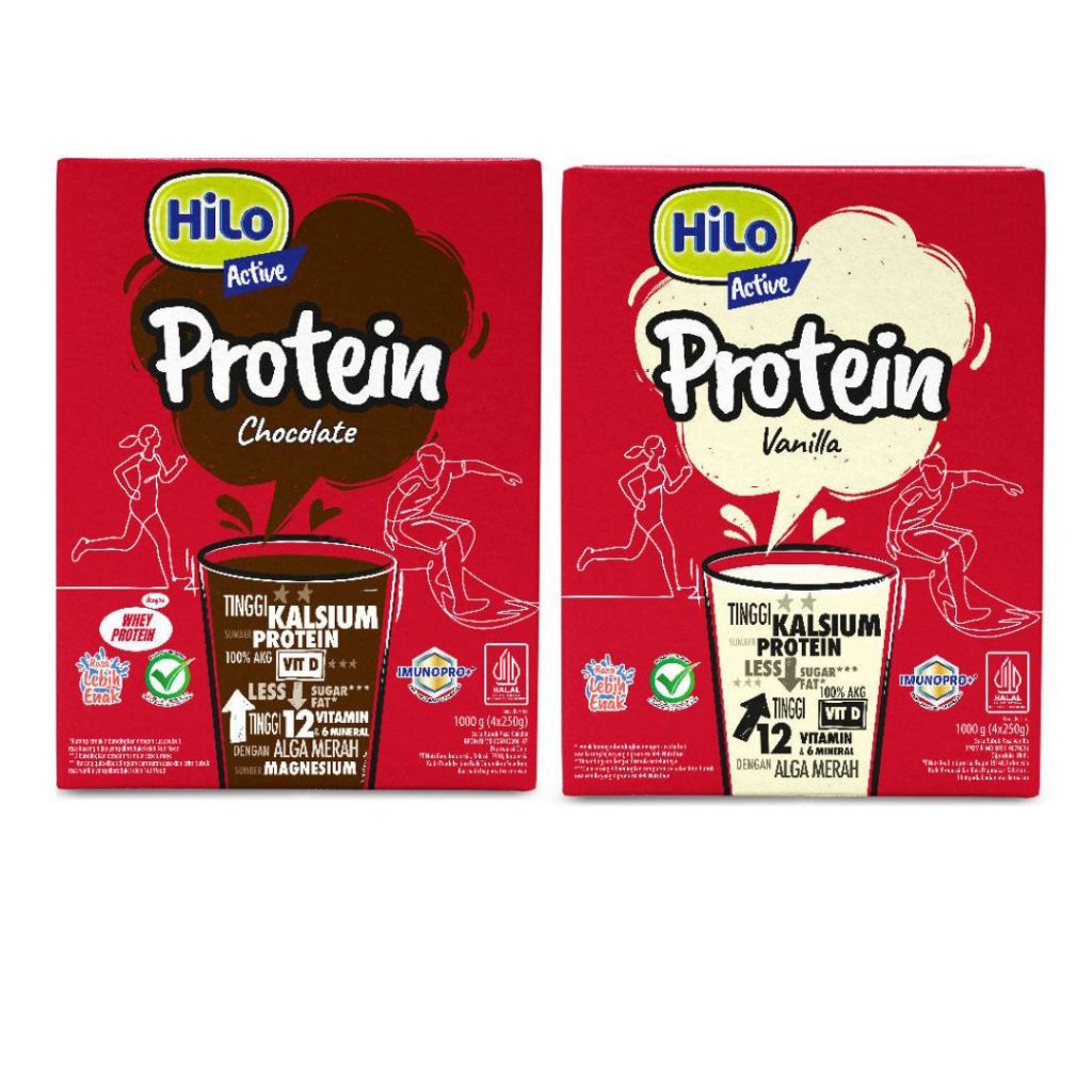 Jual Hilo Active Chocolate Vanilla 1000gr - Susu Bubuk Tinggi Kalsium ...