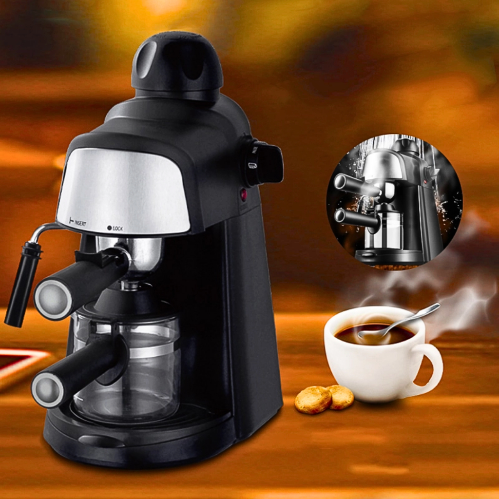 Jual MALL Vanmalone Mesin Kopi Espresso otomatis low watt rumahan ...