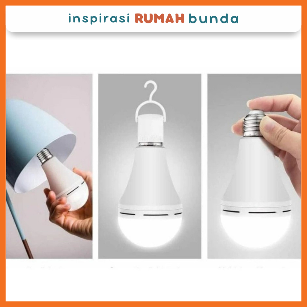 Jual Lampu Bohlam Emergency LED 9W 12W Lampu Darurat Bohlam Sentuh ...