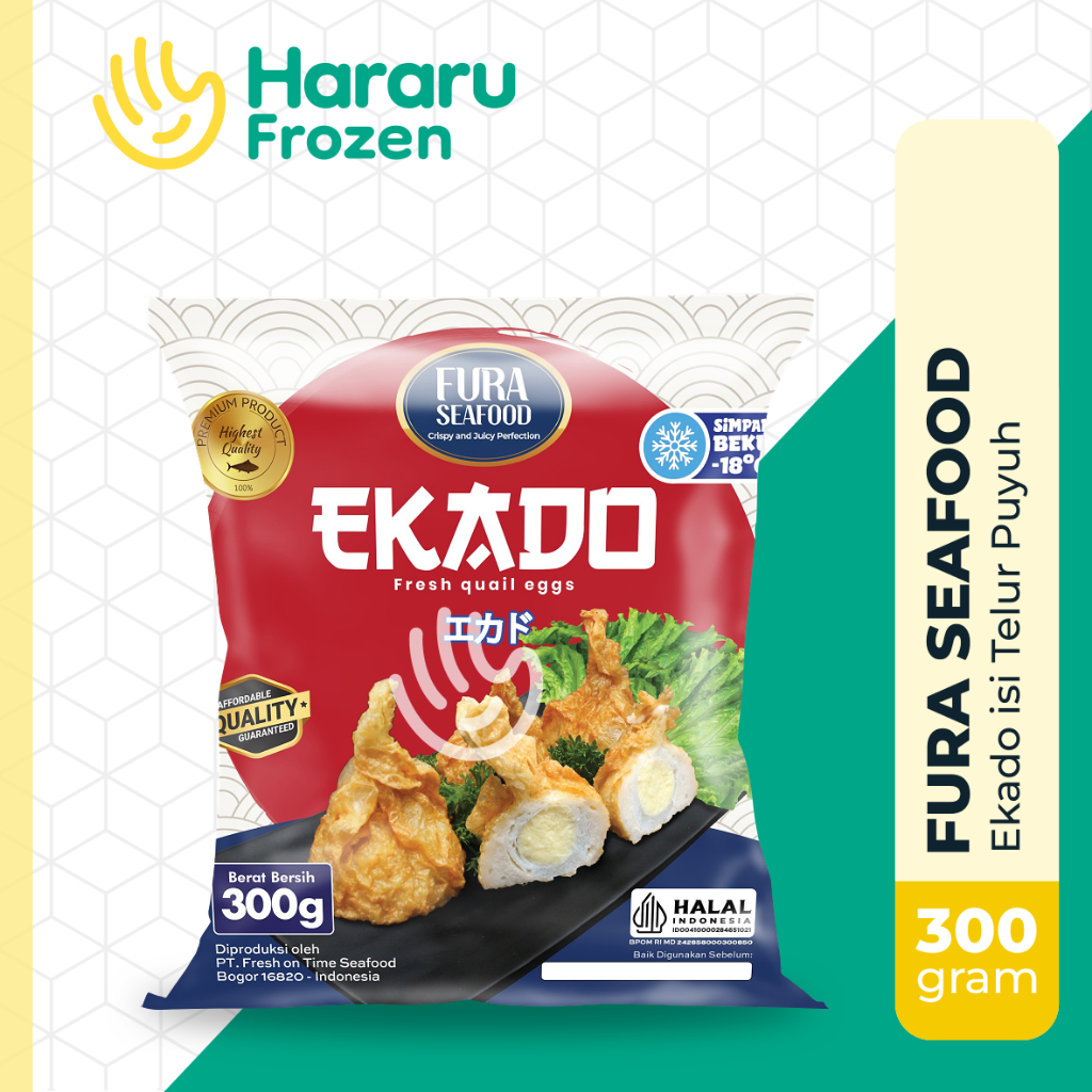 Jual Fura Seafood Ekado Isi Telur Puyuh Isi 10 Pcs 300gr | Shopee Indonesia