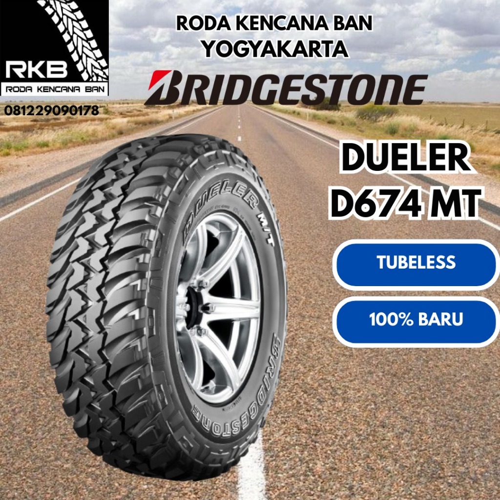 Jual PROMO Ban Mobil 225/75 R16 Bridgestone MT D674 - Untuk Mobil L300 ...
