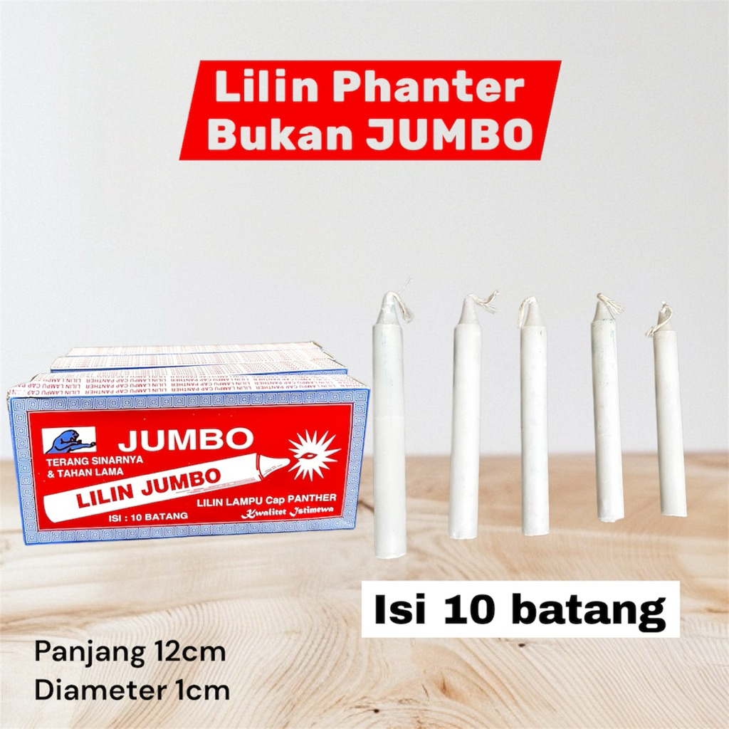 Jual lilin mati lampu/lilin dapur/lilin lampu/lampu lilin cap phanter ...
