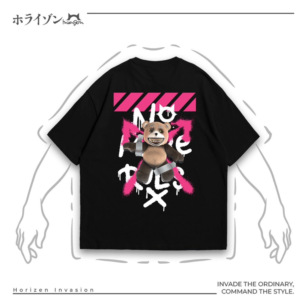 Jual Horizen Invasion Kaos Supersoft Panda No More Rules Pria Wanita ...