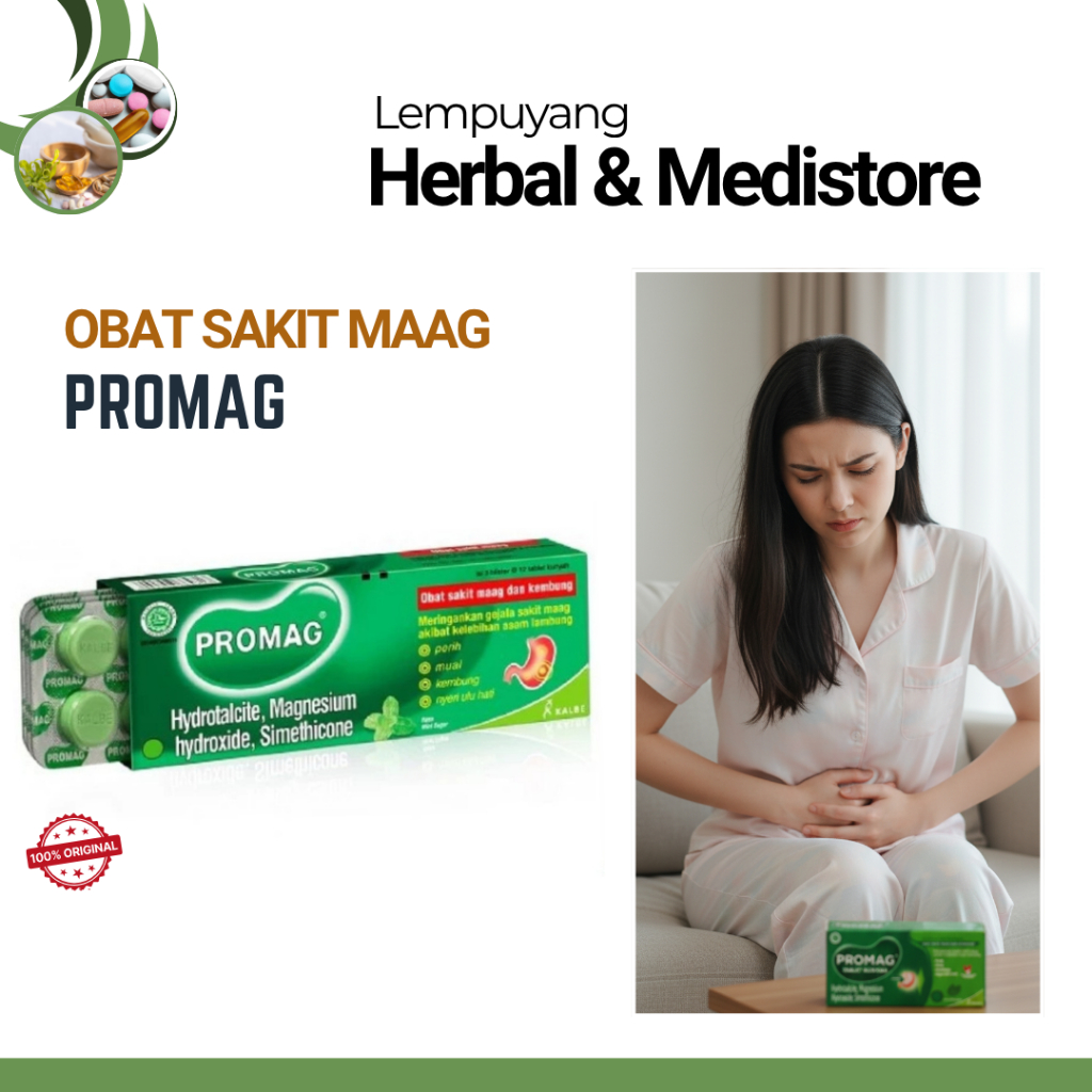 Jual PROMAG Tablet Obat Sakit Maag Box Isi 3 Blister | Shopee Indonesia