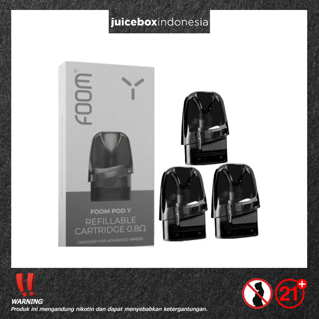 Jual Cartridge Foom Y Pod Bundles 1 Pack Authentic by Foom Lab | Shopee ...