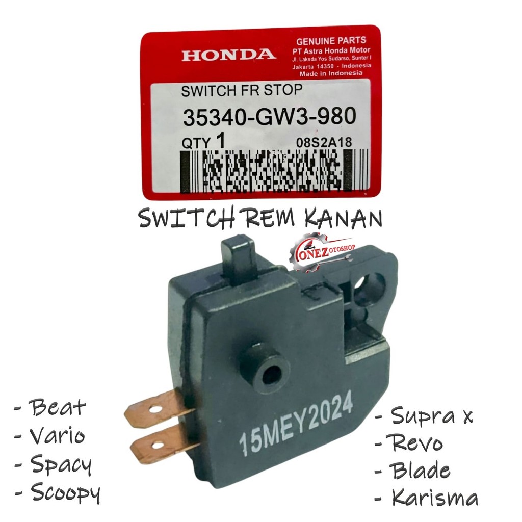Jual Switch Rem Kanan Beat Vario Scoopy Supra Karisma Revo | Shopee ...