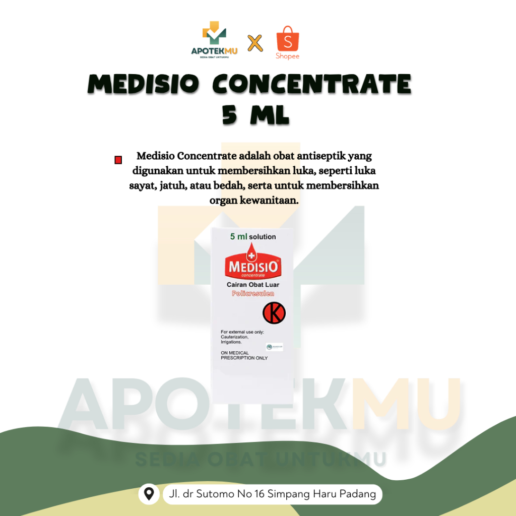 Jual MEDISIO CONCENTRATE 5 ML | Shopee Indonesia