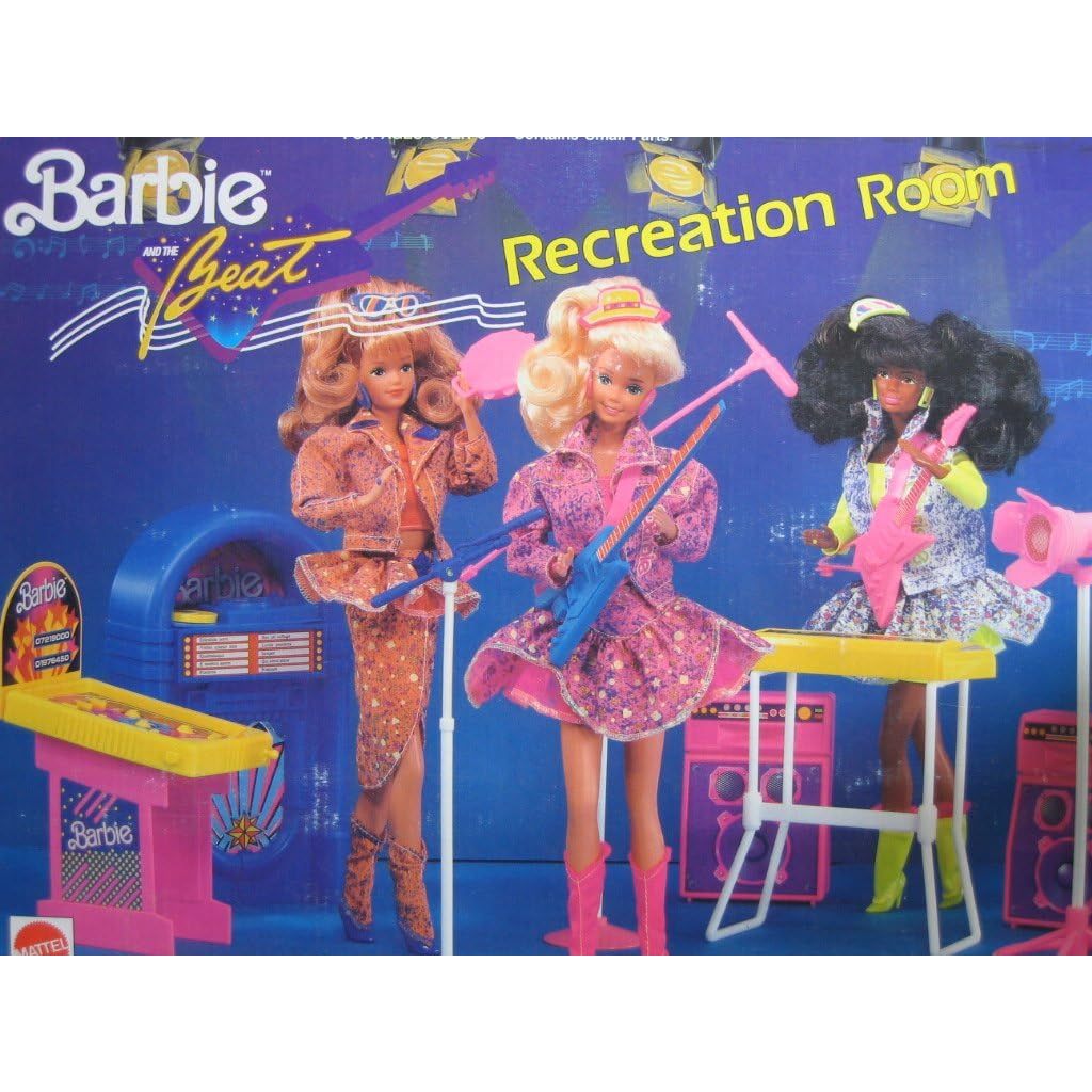 Jual BARBIE and THE BEAT RECREATION ROOM Playset w Wurlitzer, PIN BALL ...