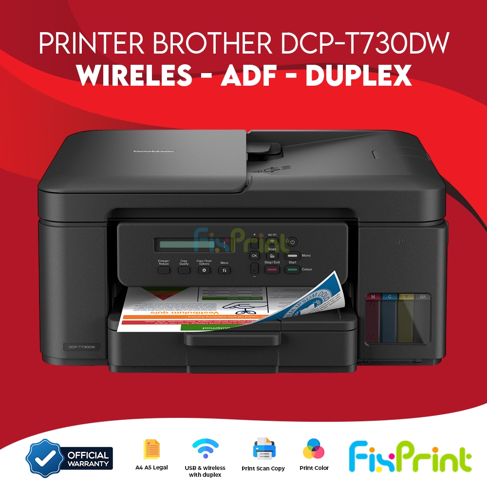 Jual Printer Brother DCP-T220 DCP T420W T426W T530DW T520DW T730DW T720DW Duplex Print Scan Copy ...