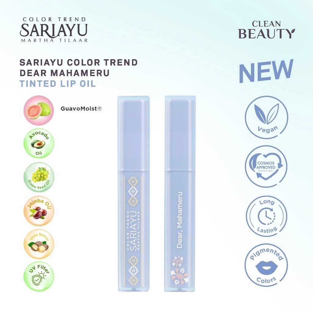 Jual Sariayu Dear Mahameru Tinted Lip Oil | Shopee Indonesia