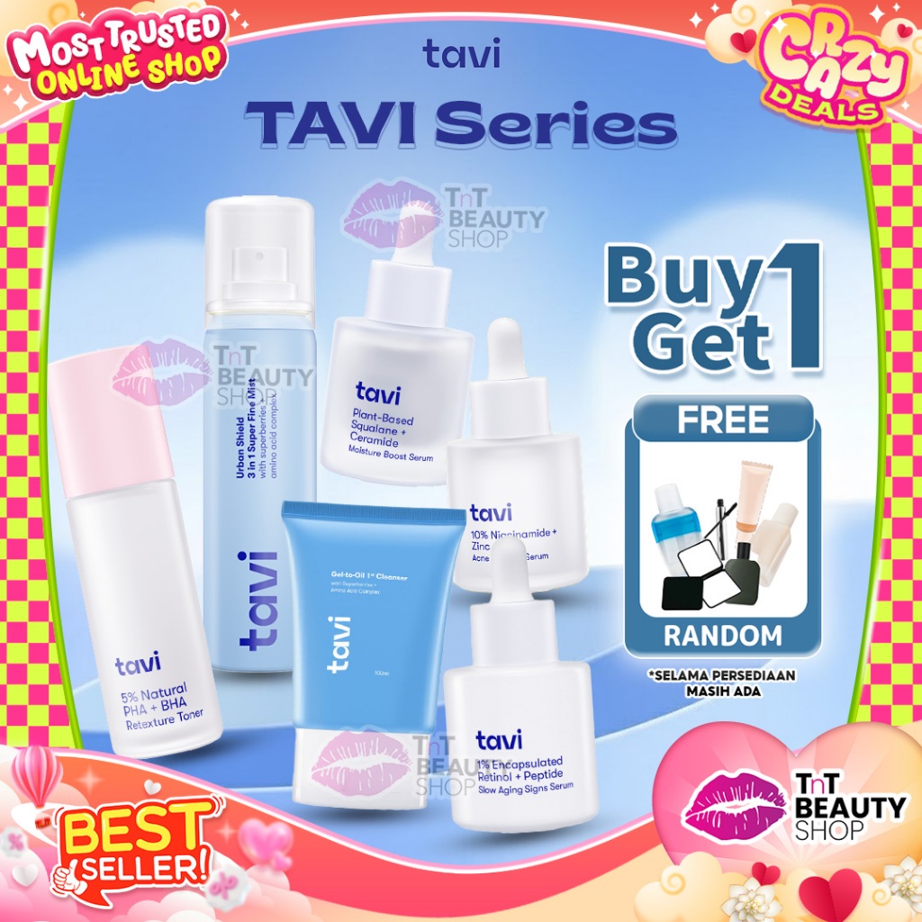 Jual TAVI SERIES | TAVI 5% Retexture Toner - TAVI 10% Acne Solution ...
