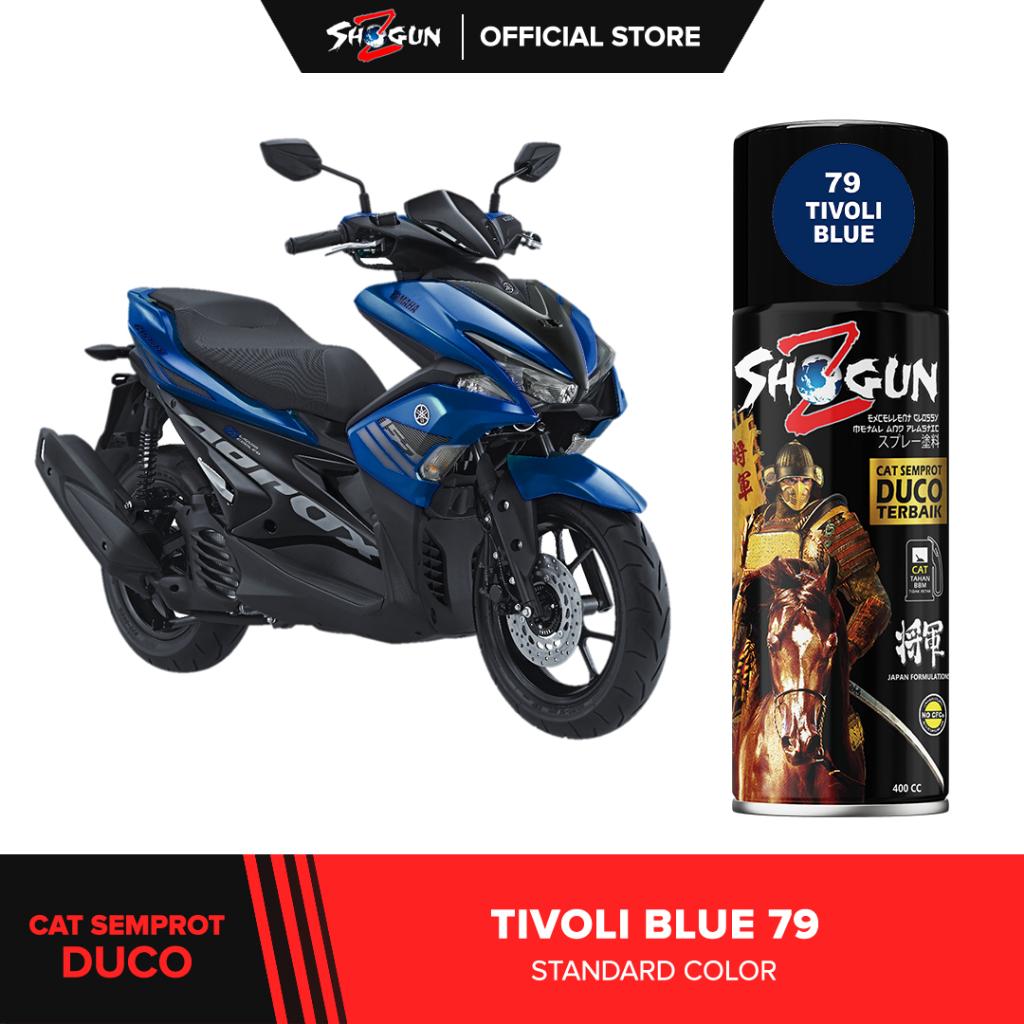 Jual Cat Semprot Motor Shogun Z Paint Tivoli Blue 79 - Warna Biru Tua ...