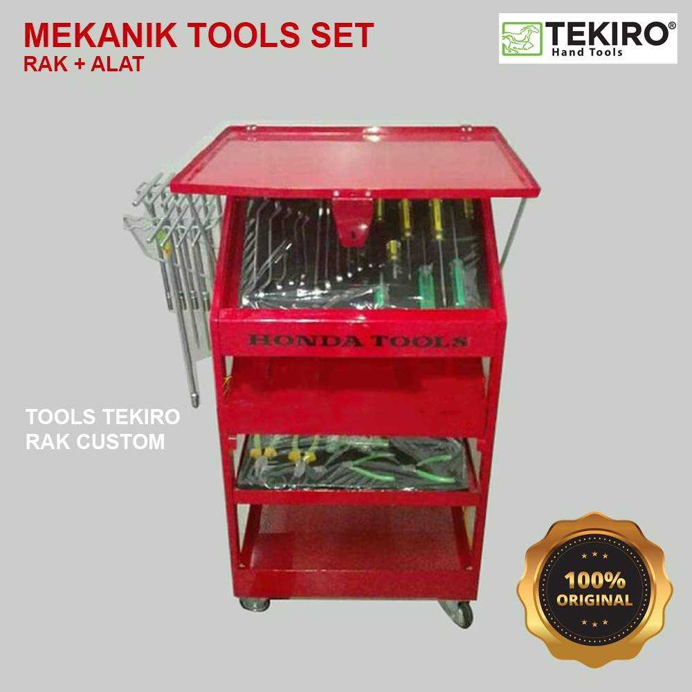 Jual MEKANIK TRUSTER SET TEKIRO ( BOX+TOOL ) Mechanic Tool Box Mekanik ...