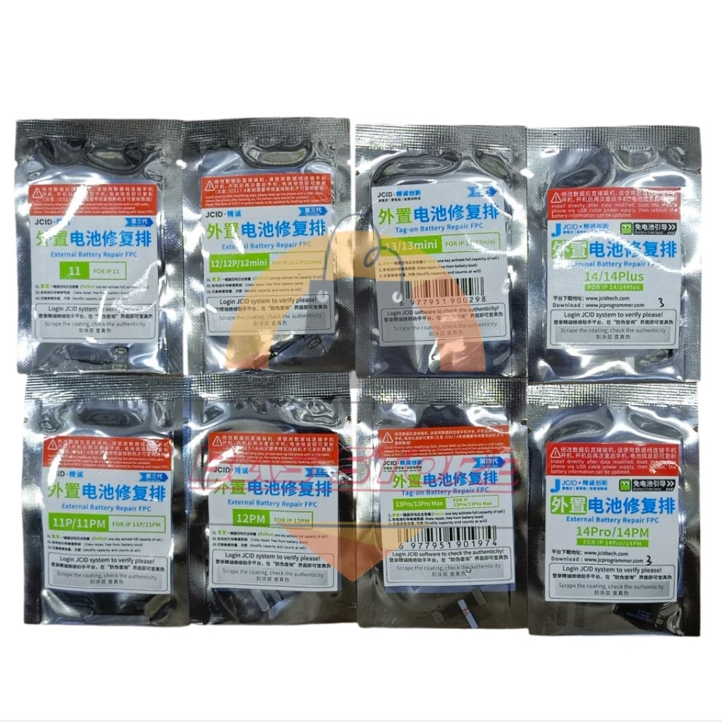 Jual FLEXIBEL Tag On BATTERY Jcid Baterai Jcid for iphone 11 , 12 , 13 ...