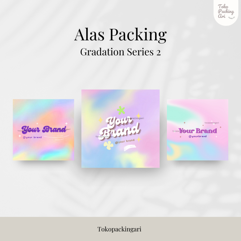 Jual Alas Packing | Gradation Series 2 | Paper Aksesoris | Kertas ...