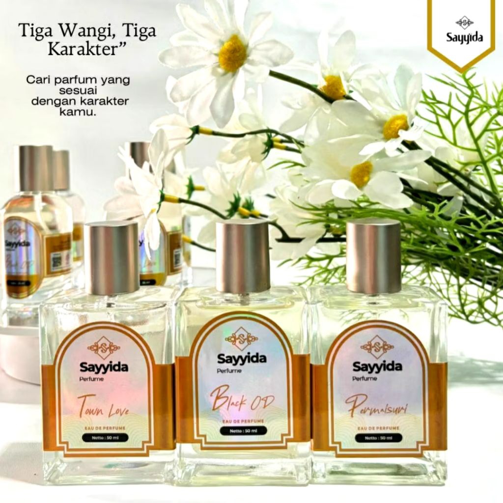 Jual PARFUM SAYYIDA 100% ORIGINAL BEST SELLER 50 ML | Shopee Indonesia