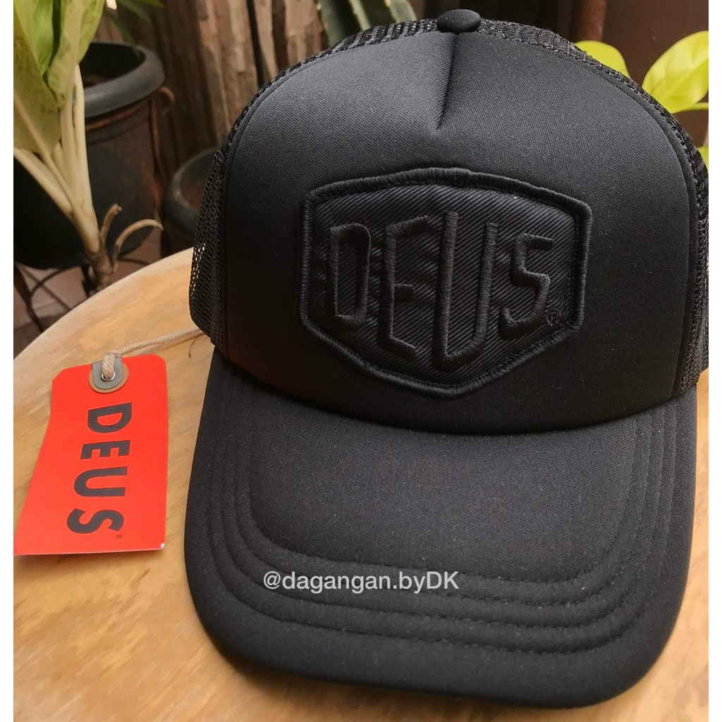 Jual Topi Deus Ex Machina Original 100% Full Black | Shopee Indonesia