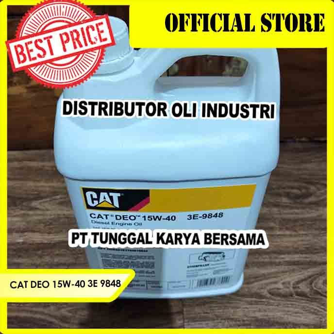 Jual CATERPILLAR CAT DEO 15W-40 ( OLI MESIN DIESEL - 5 Liter) | Shopee ...