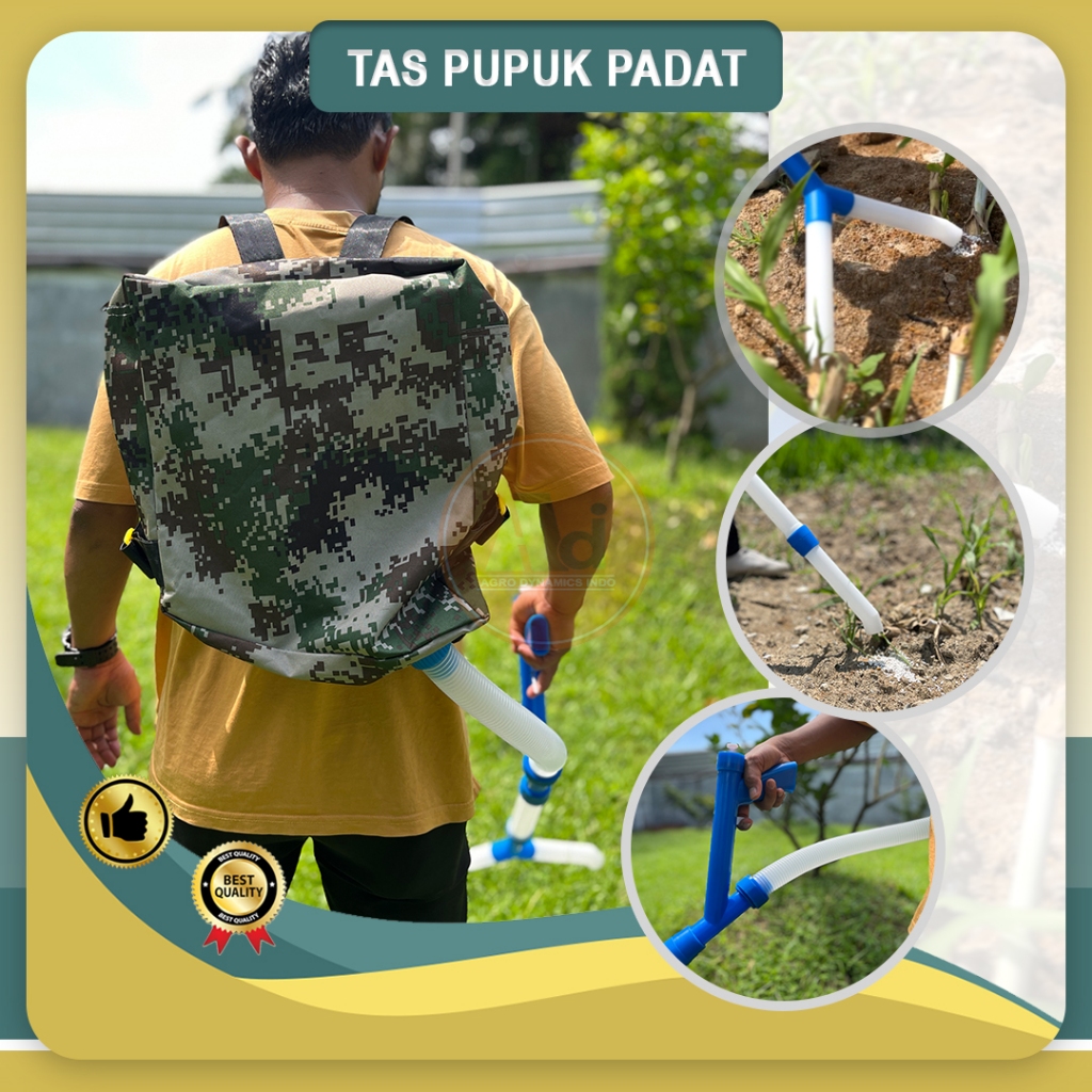 Jual Alat Tabur Pupuk Padat Granul 25Kg – Tas Pupuk 2 IN 1 | Penyebar ...