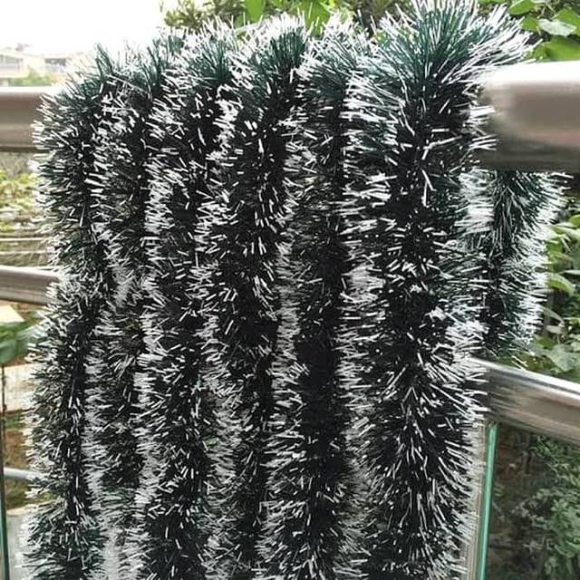 Jual Grosir Slinger Natal 1.8m JUMBO Grosir Slinger Natal Tebal Hijau ...