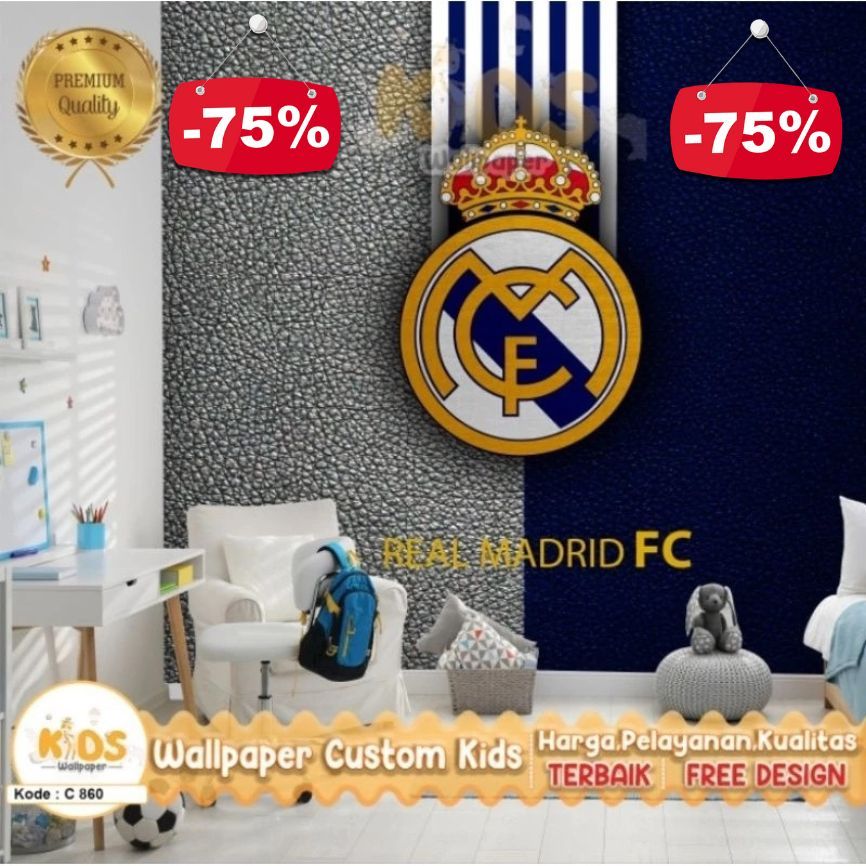 Jual Wallpaper Dinding Custom 3D Tema Bola | Animasi Hewan | Wallpaper ...