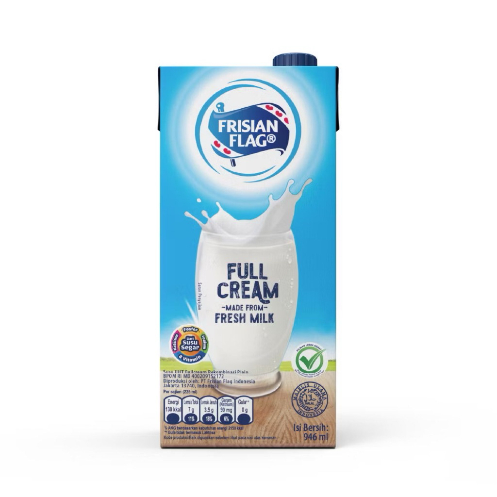Jual Susu UHT full cream frisian flag 946ml | Shopee Indonesia
