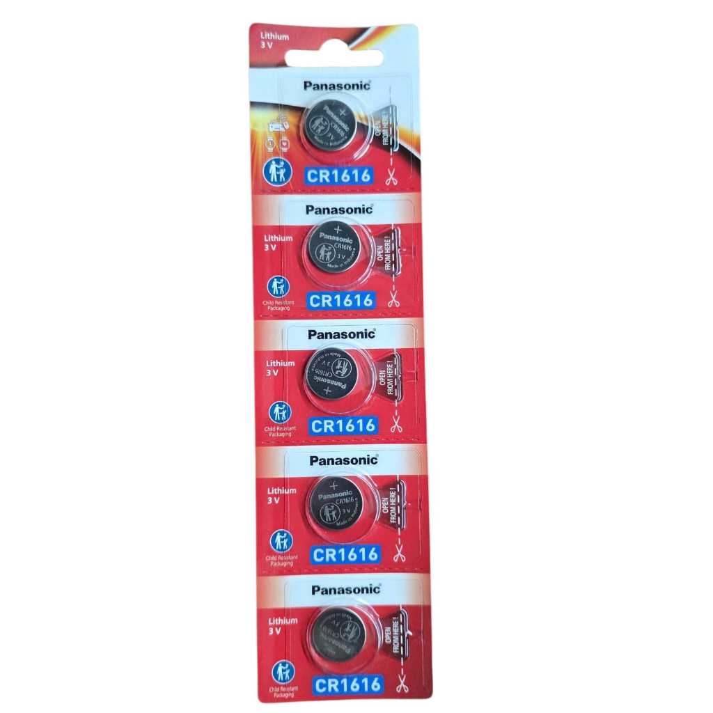Jual ( 1 LEMBAR ) battery panasonic CR1616 batre jam tangan batre remot ...