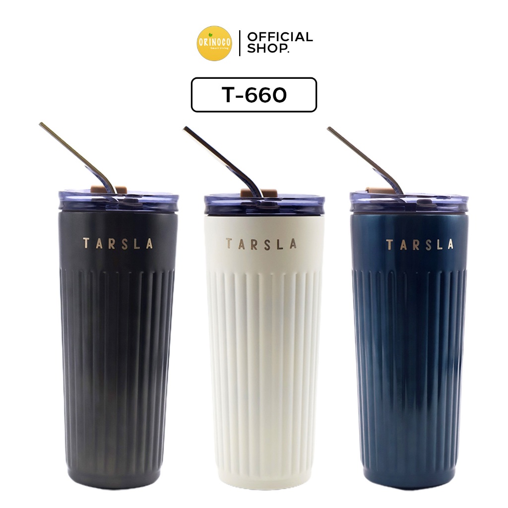 Jual Orinoco Mug Stainless Steel T-660 SUS 304 Free Sedotan + Sikat ...