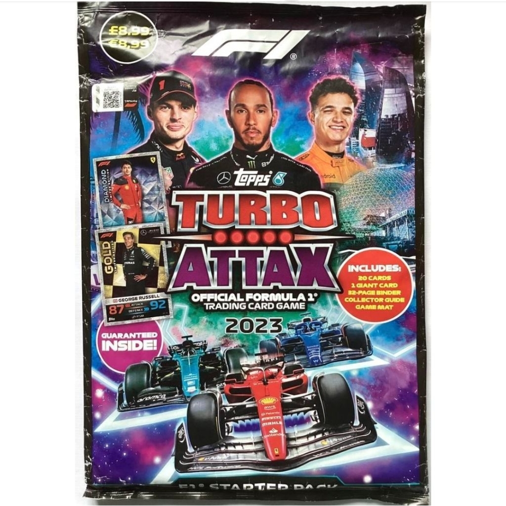 Jual 2023 Topps Turbo AttaxOfficial Formula 1 Trading Card Game Starter ...